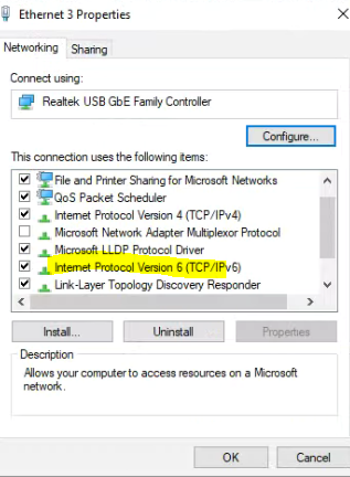 Re-Enabling IPv6 for Computers – MELCO Help Center