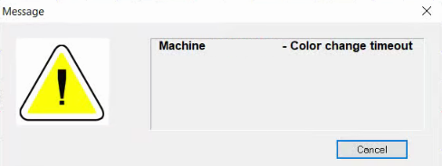 Troubleshooting Color change timeout – MELCO Help Center